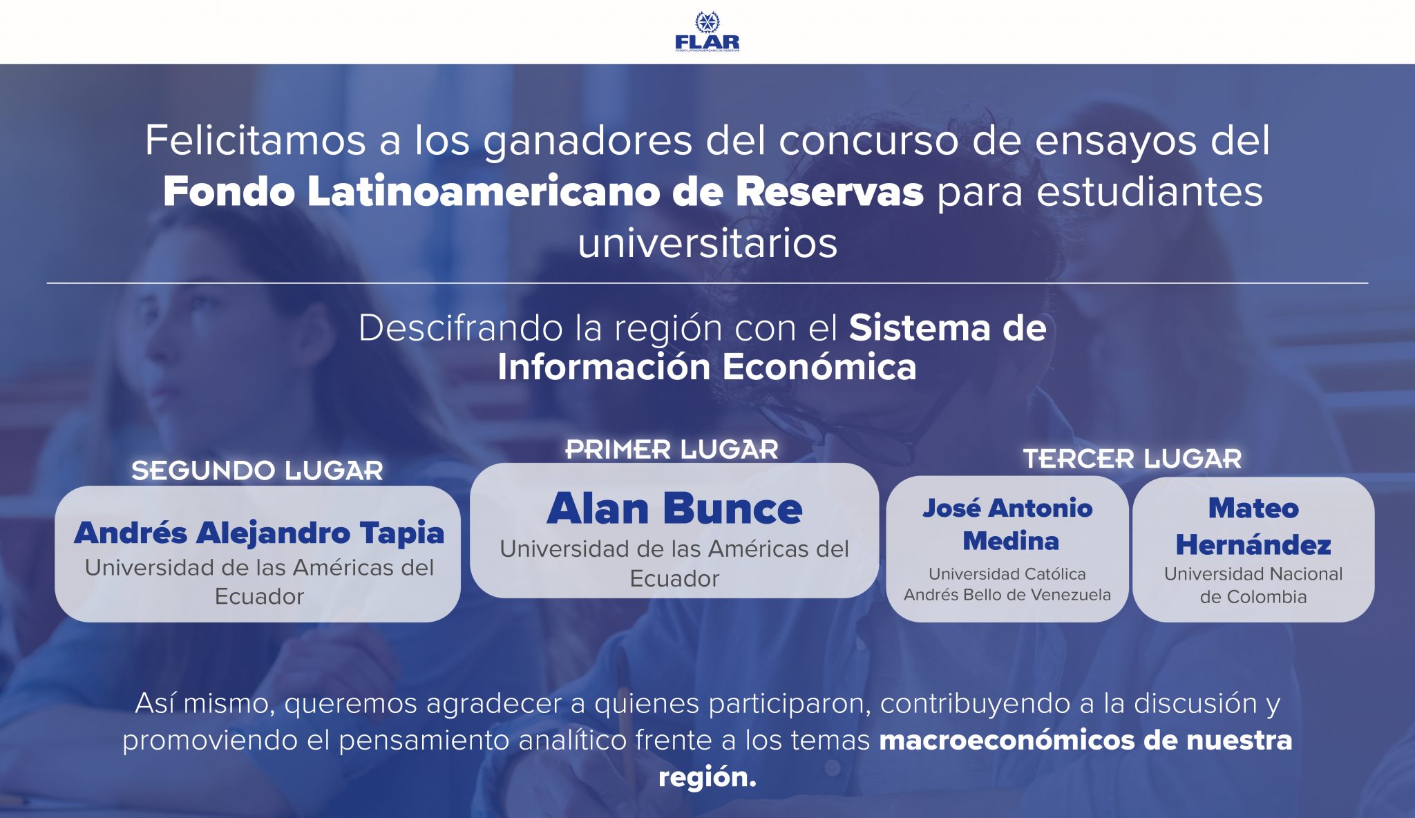 Concurso de investigación del FLAR – Eventos FLAR